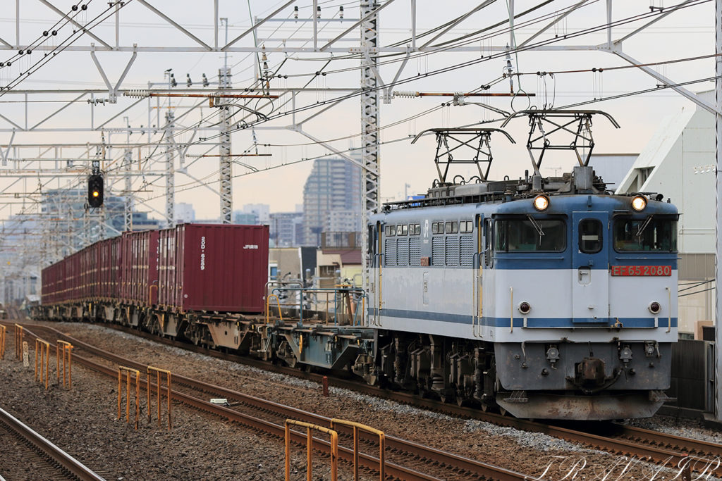 (1/6)鹿島貨物1093レとEF65-1102黒砂試単 | TRAVAIR Railway Photograph