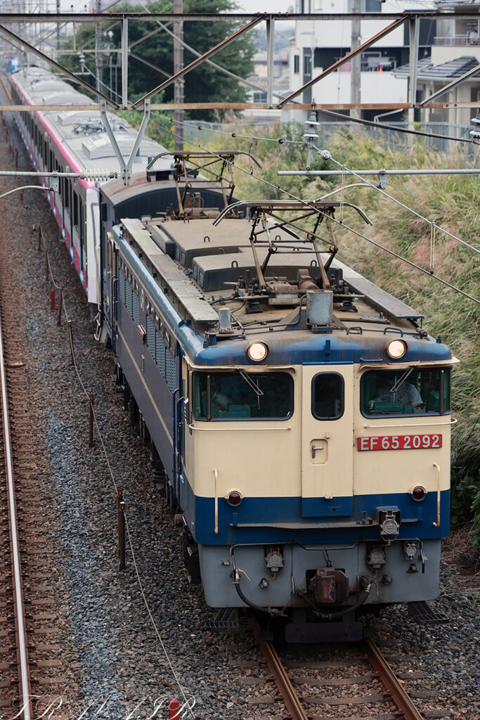 (10/10)EF65-2092新京成甲種 | TRAVAIR Railway Photograph