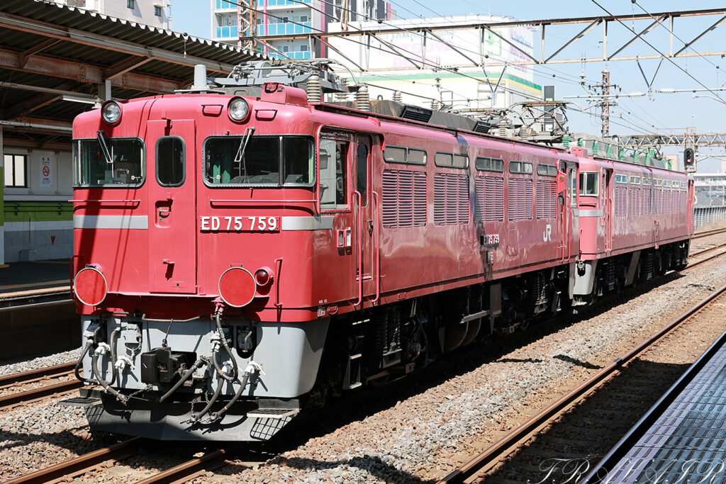 (4/19)EF81-97牽引ED75-759出場回送 | TRAVAIR Railway Photograph