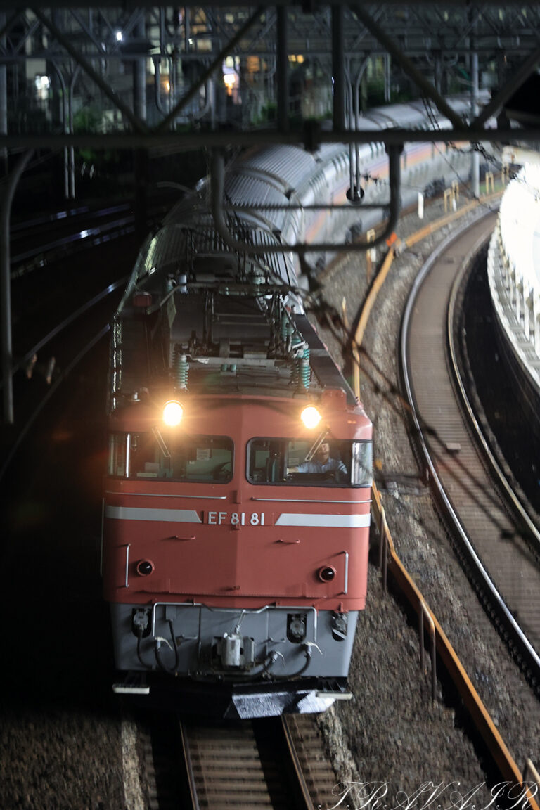 (6/4)夜のカシオペア返却 | TRAVAIR Railway Photograph
